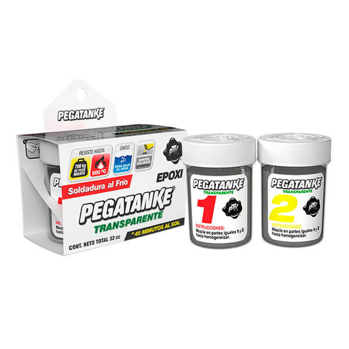 *E1*PEGATANKE (EPOXI) TRANSPARENTE SECA EN 30 MINUTOS AL SOL – ARAYTE