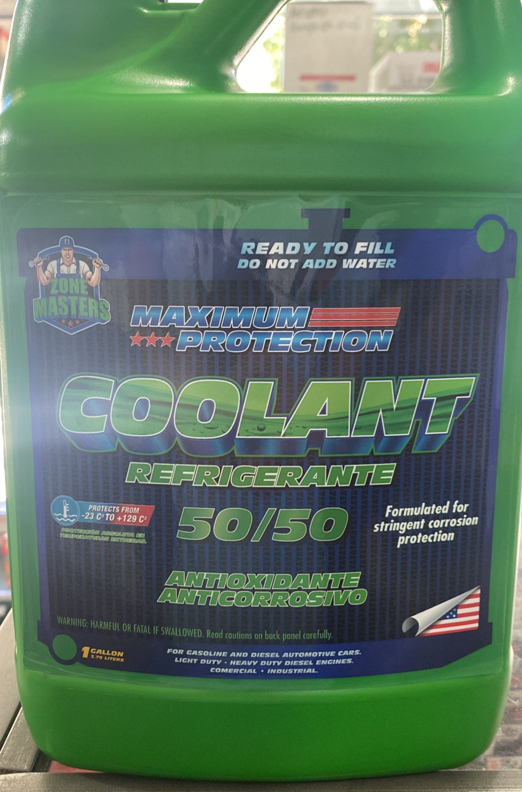 ZONE MASTER COOLANT 50/50 – ARAYTE